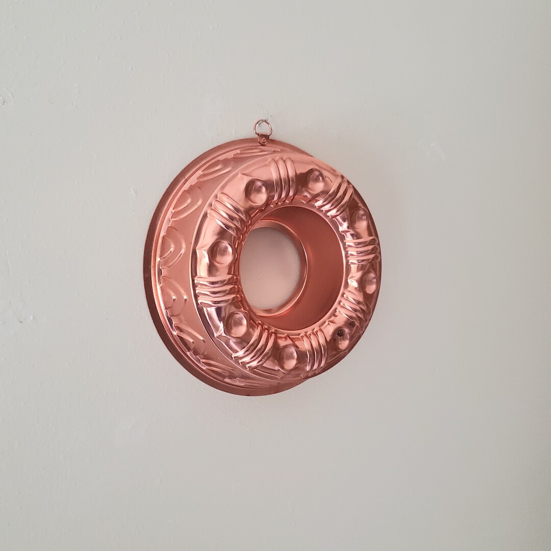 1970s Round Copper Jello Mold - Etsy