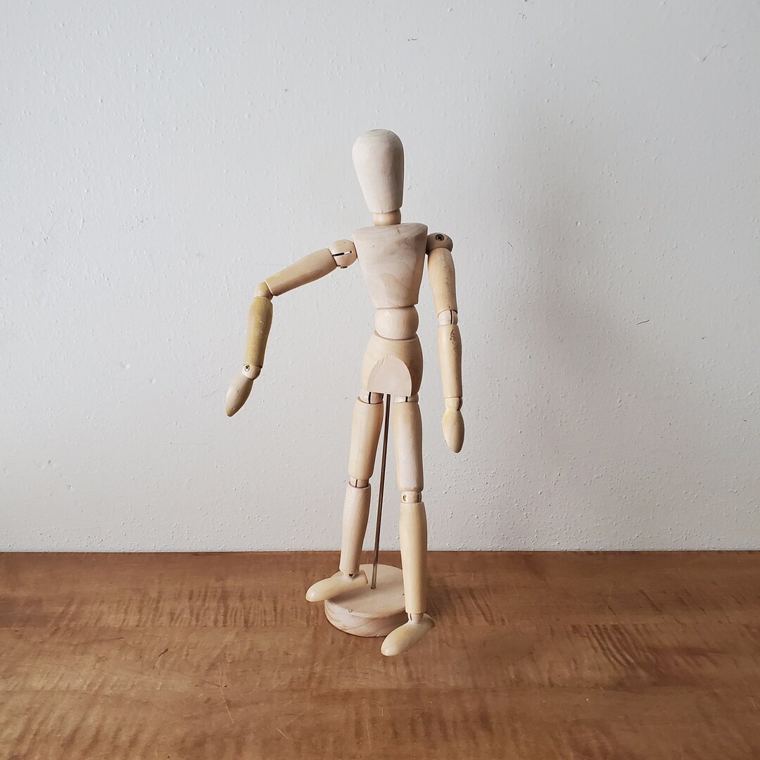 Wood Articulating Form Vintage Human Figure, Artist Form /details in ...