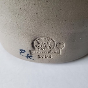 Vintage Rowe Pottery Works Canister, 10" Blue Star Design - Etsy