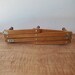 Vintage Expandable Peg Rack Wood Accordian Rack Entryway Organization ...
