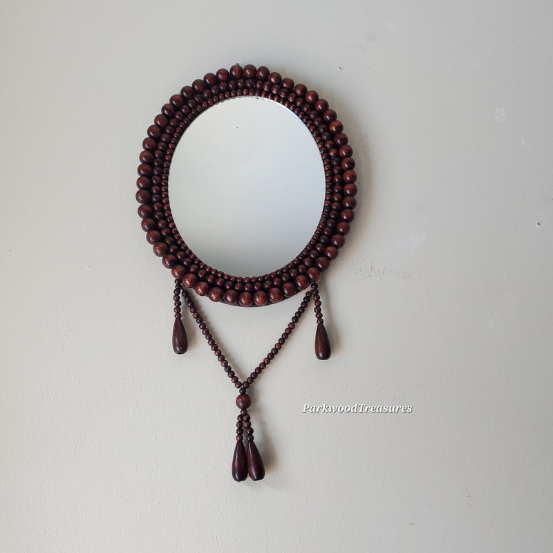 Beaded Mirror - Etsy