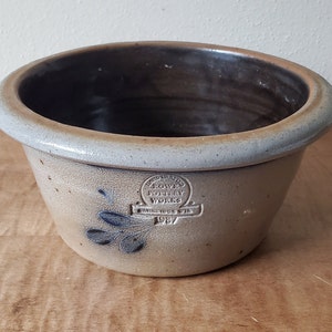 Vintage Rowe Pottery Works Shallow Bowl, Rare 1987 Early Rowe Piece - Etsy