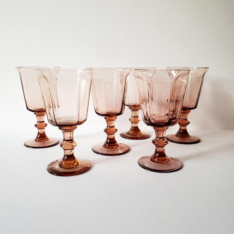 Pink Goblets - Etsy