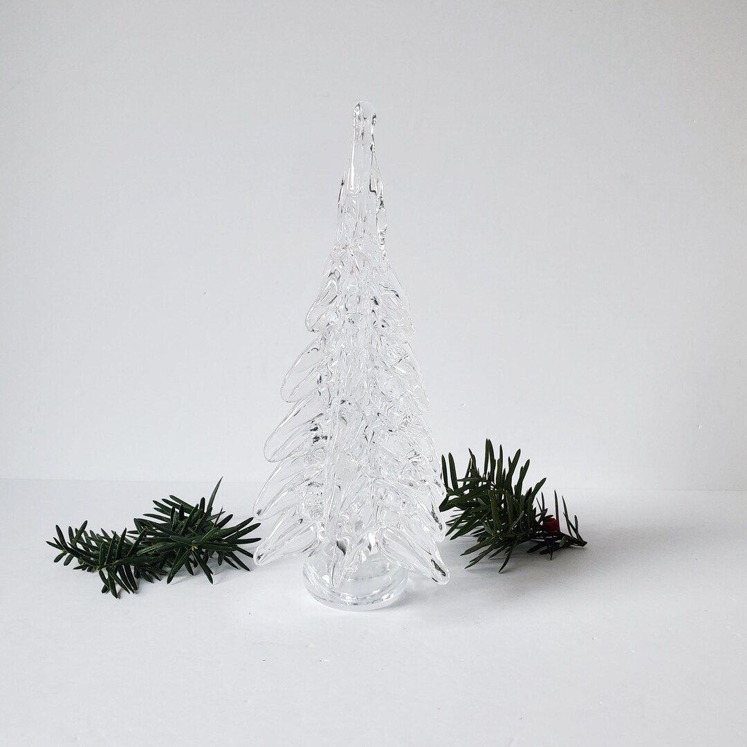 Crystal Glass Christmas Tree - Etsy