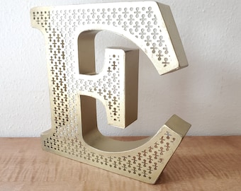 Metal Letter E - Etsy