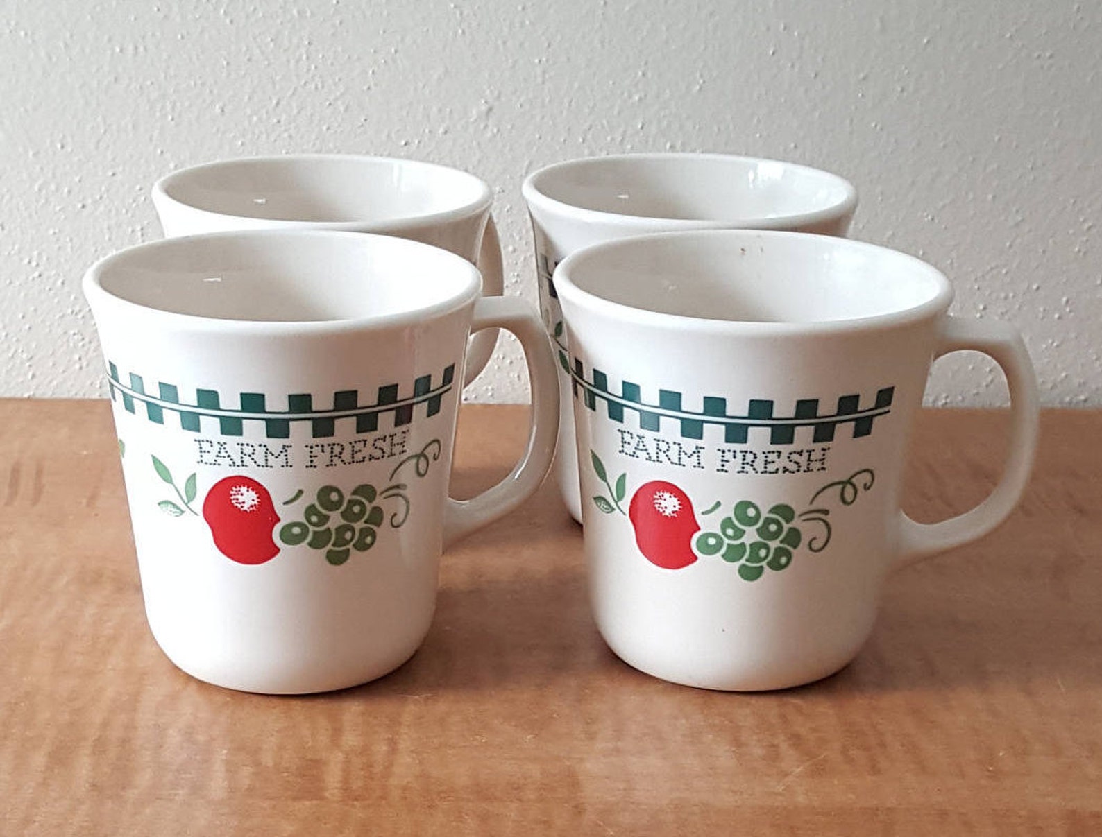Vintage Corelle Farm Fresh Dinnerware: 21 Piece Set for 4 Guests ...