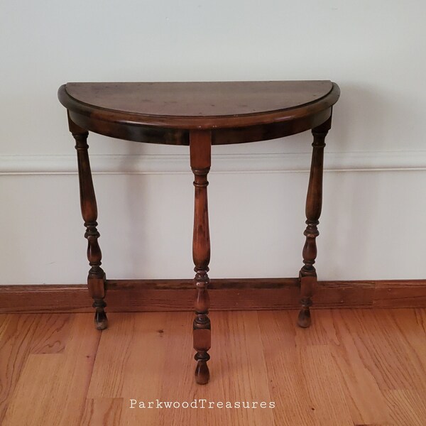 Demilune Table - Etsy