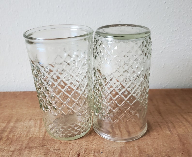 Vintage Jelly Jar Juice Glasses - Etsy