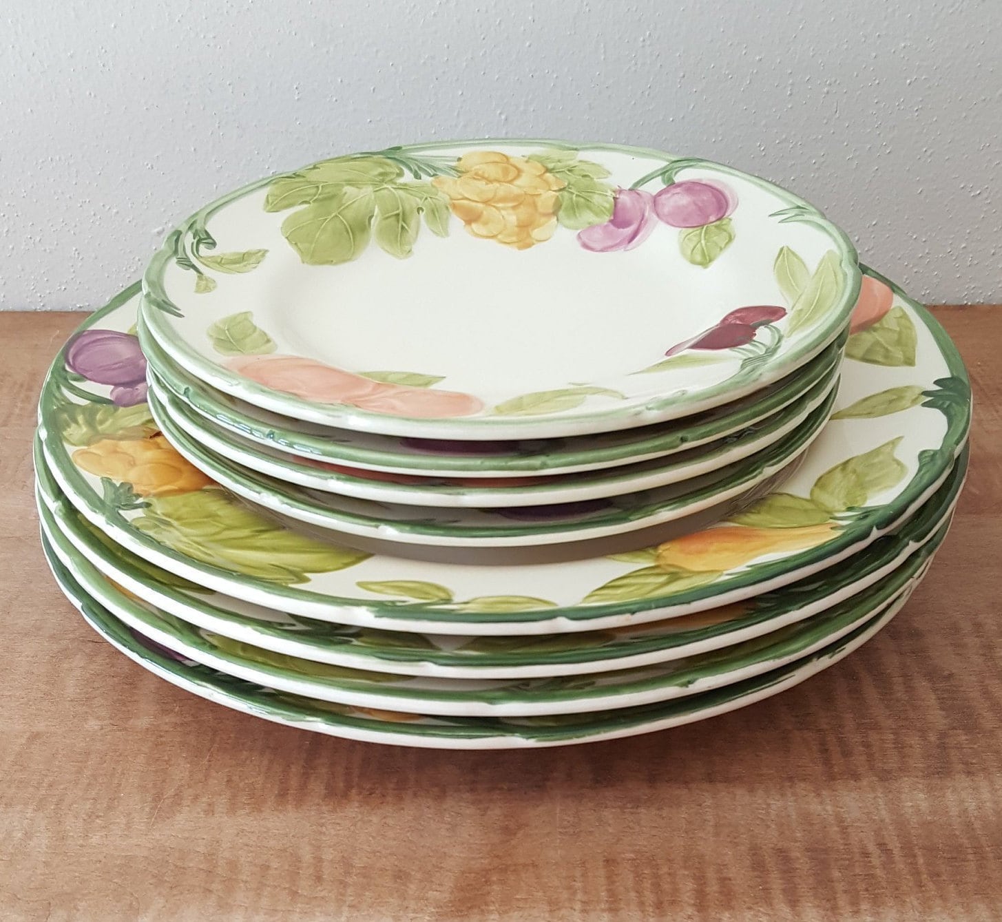Vintage Franciscan Fresh Fruit Dinnerware 23 Piece Set for 4 ...