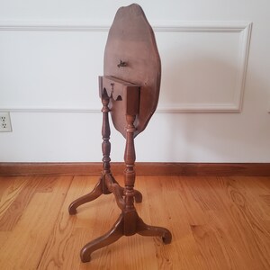 Antique American Folding Violin Table, Vintage Wooden Side Tables - Etsy