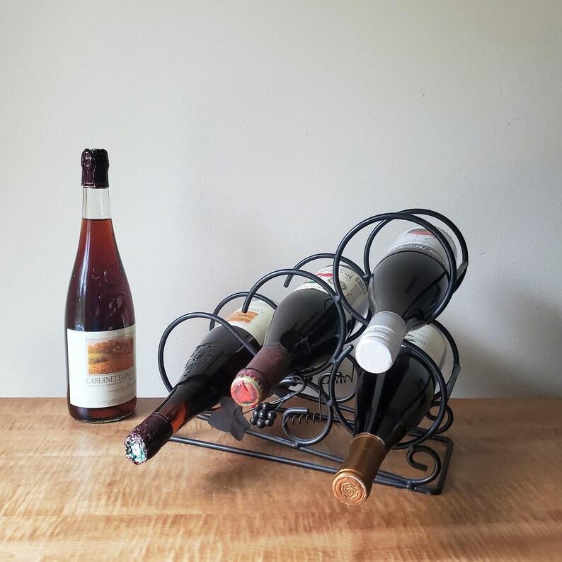 Vintage Wine Rack: Grape Vine Scroll Detail - Etsy