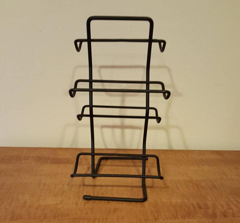 Vintage Wine Rack Metal Wine Rack Small Holds 4 Bottles | Etsy
