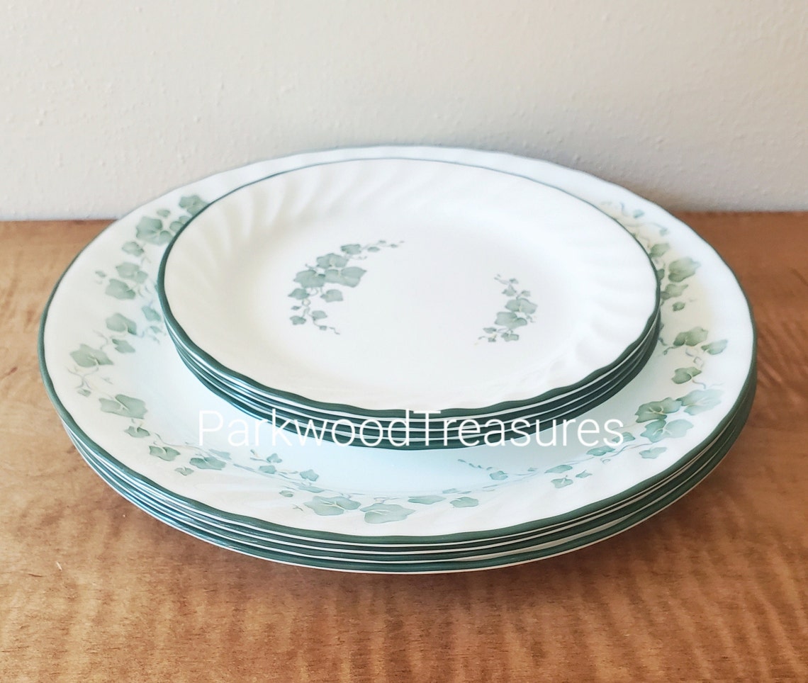 Vintage Corelle Callaway Ivy Dinnerware 21 Piece Set for 4 - Etsy