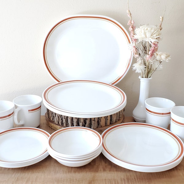 Corelle Dinnerware Set - Etsy