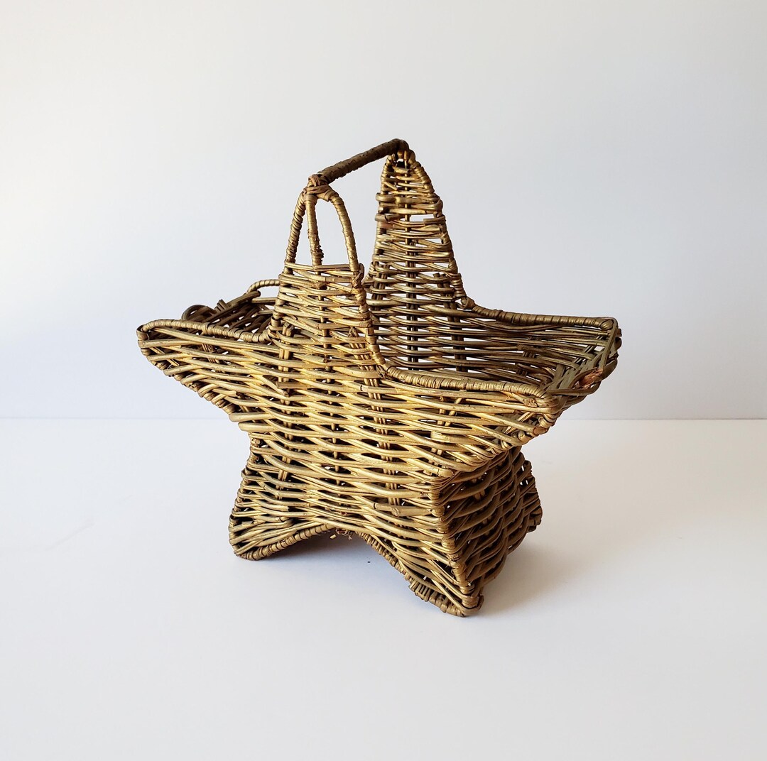 Wicker Star Basket Christmas Centerpiece Basket - Etsy