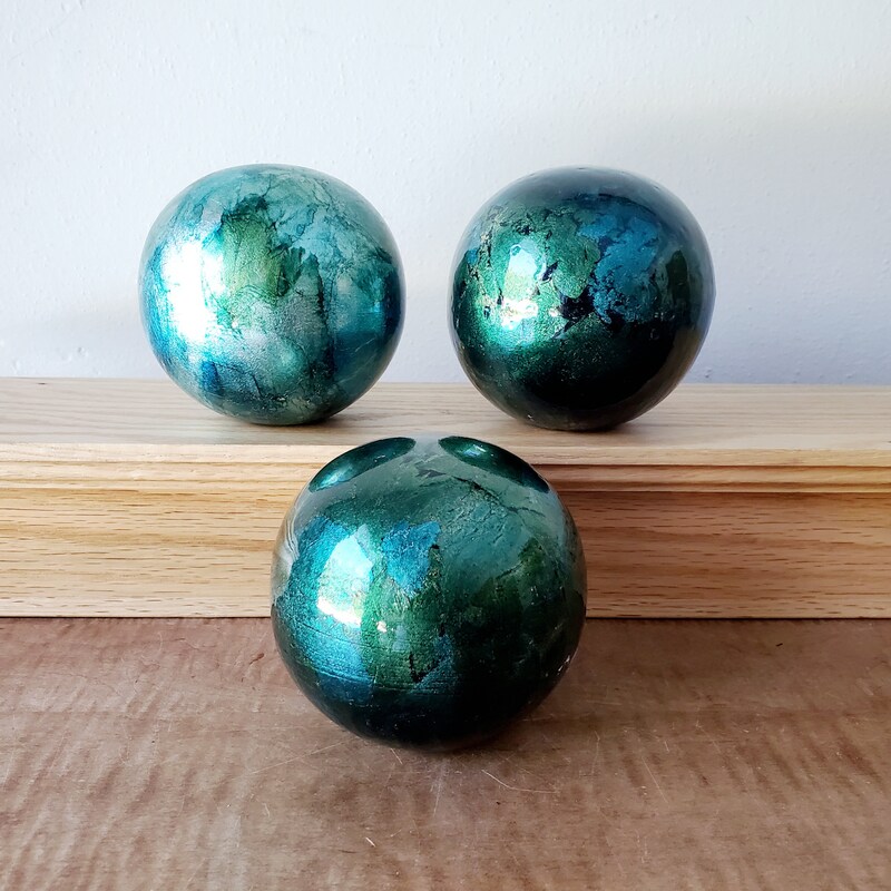 Decorative Glass Balls - Etsy