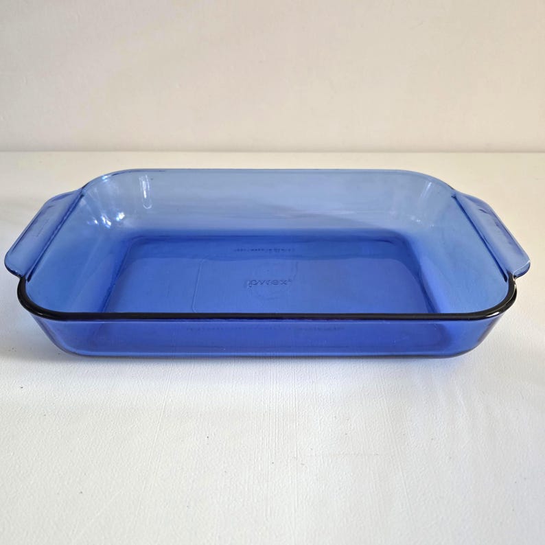 7 Piece Pyrex Anchor Hocking Cobalt Blue Glass Baking Set - Etsy