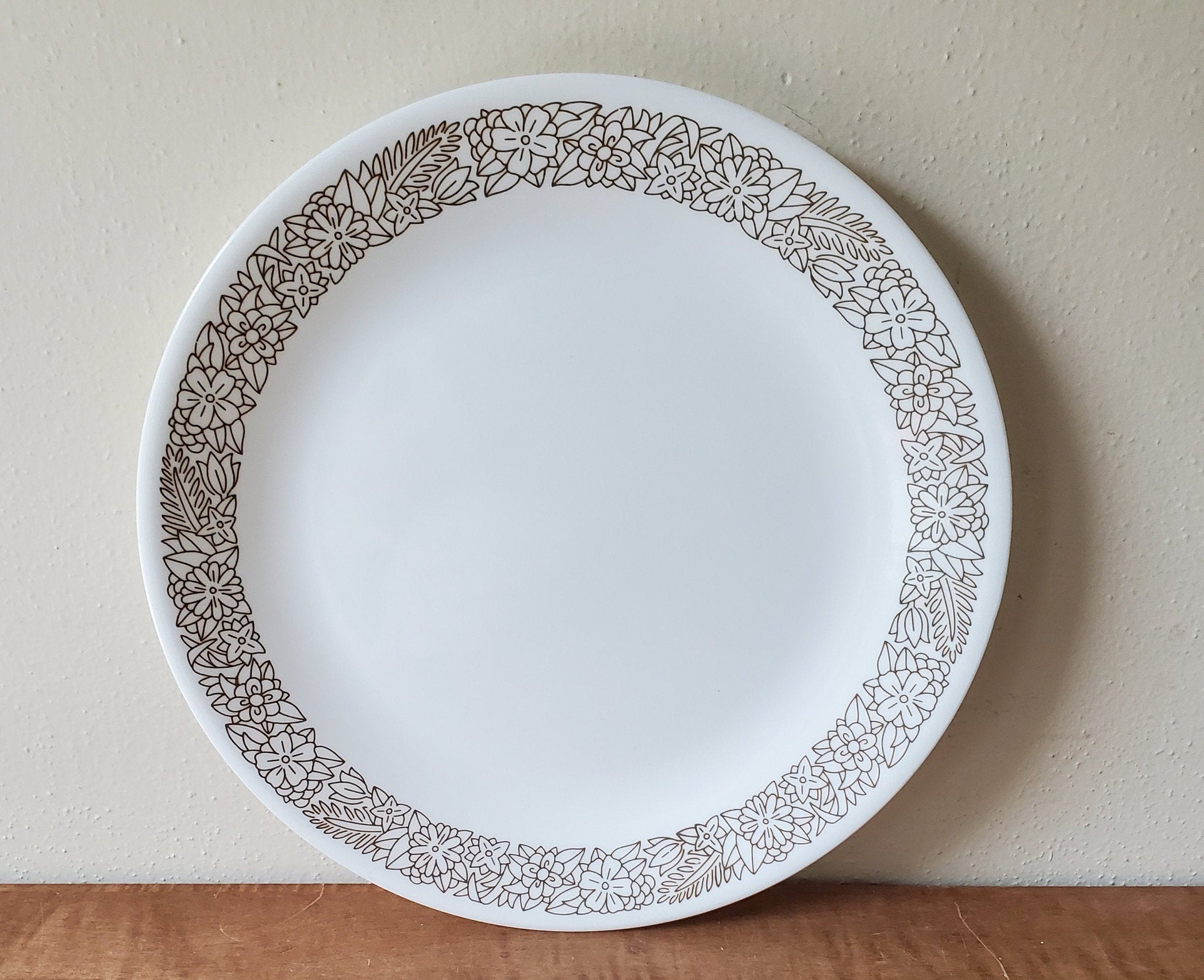 Vintage Corelle Woodland Brown Dinnerware 22 Piece Set for 4 - Etsy