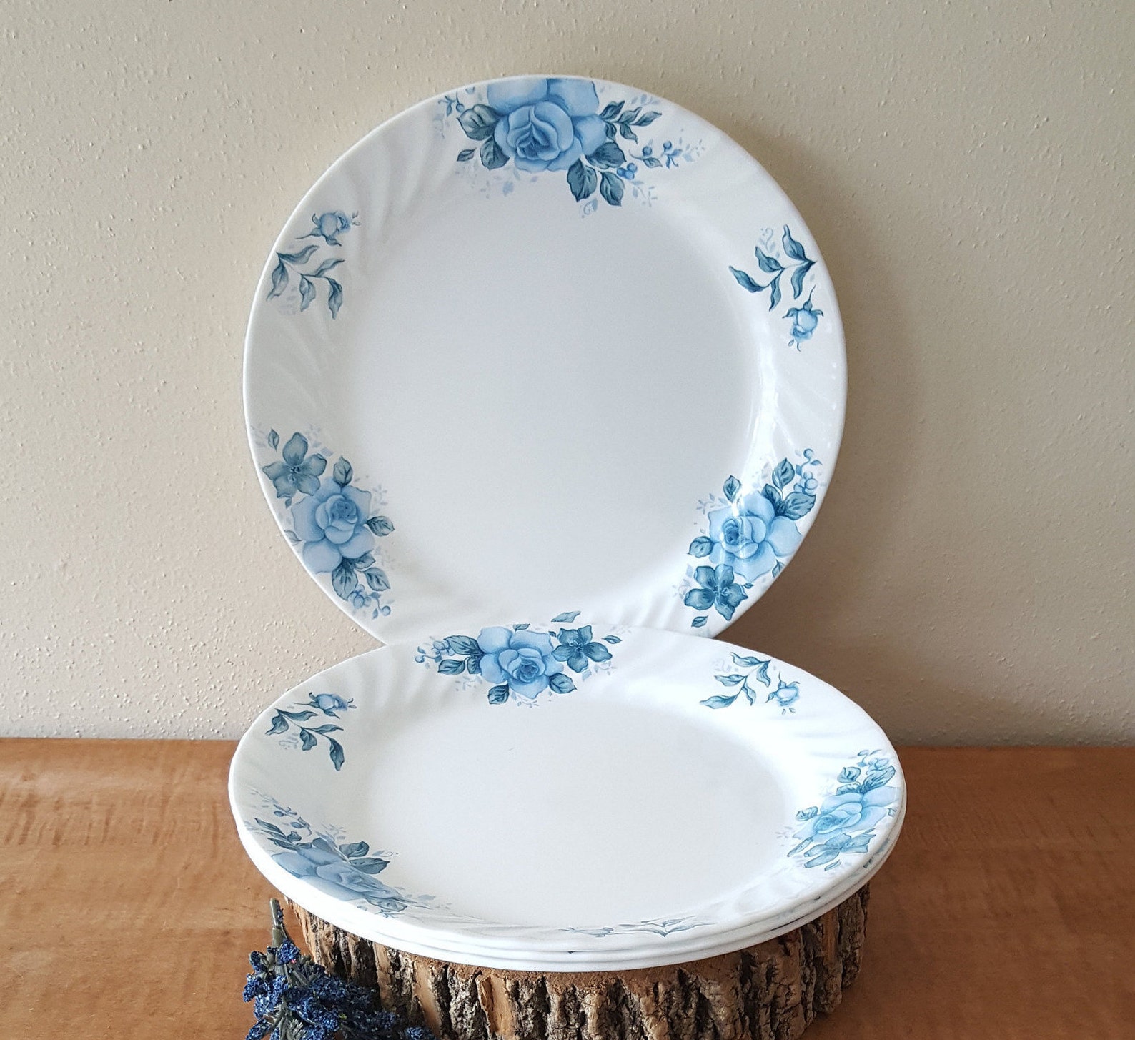 Vintage Corelle Blue Velvet Dinnerware: 20 Piece Set - Etsy