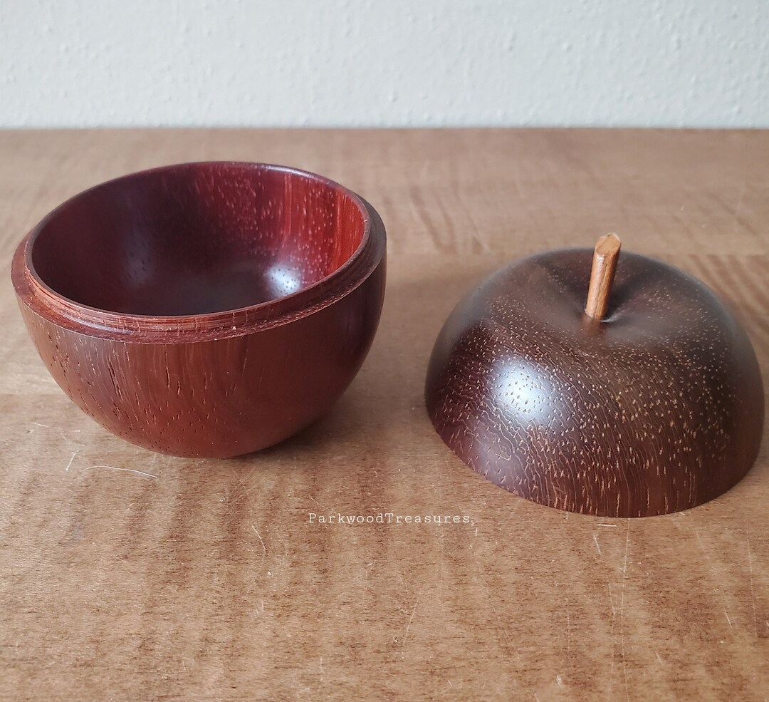 Vintage Small Wooden Apple Box With Lid - Etsy