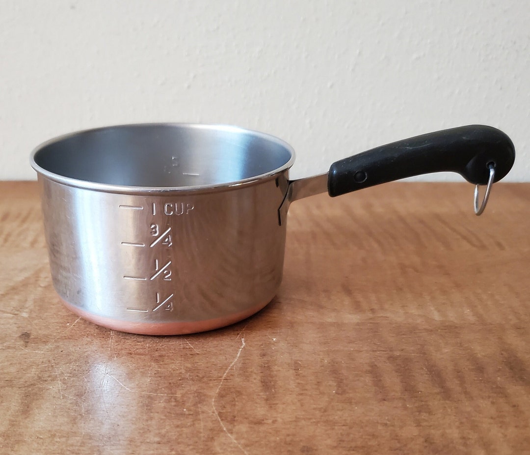 Vintage Revere Ware Copper Bottom Pan Measuring Cup - Etsy