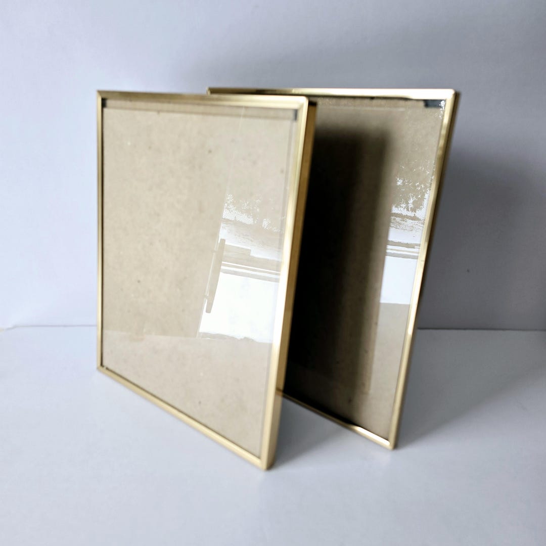 10 X 12 Picture Frame Vintage 10x12 Gold Metal Frame Choice price is ...