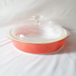 Vintage Pyrex Flamingo Pink Casseroles: Size Details in Description - Etsy