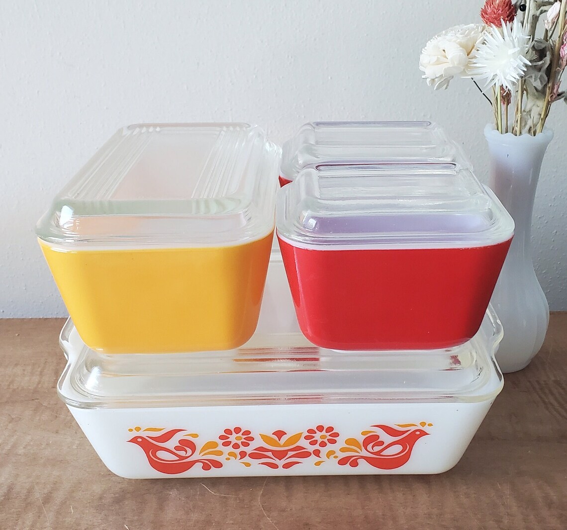 Vintage Pyrex Friendship Cinderella Mixing Bowls and Complete - Etsy