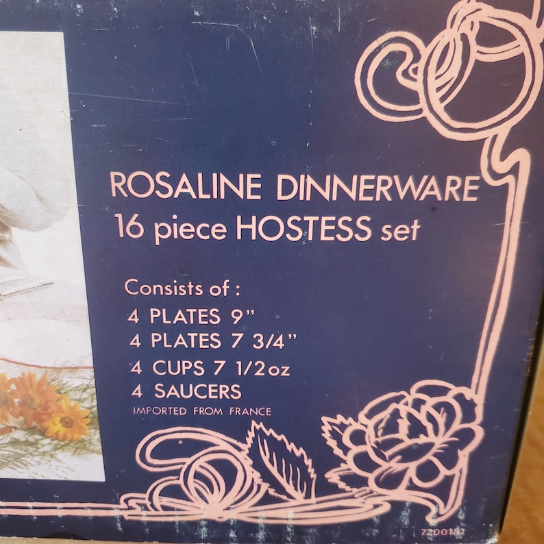 Vintage Arcoroc Rosaline Pink Swirl Dinnerware Set - 16 Piece NIB - Etsy