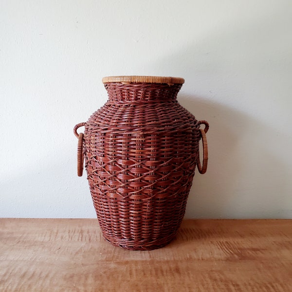Basket Vase - Etsy