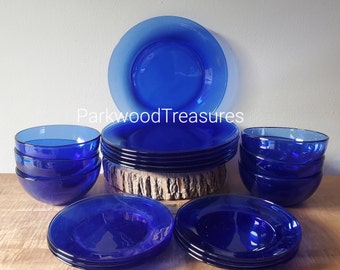 Cobalt Blue Dinnerware - Etsy
