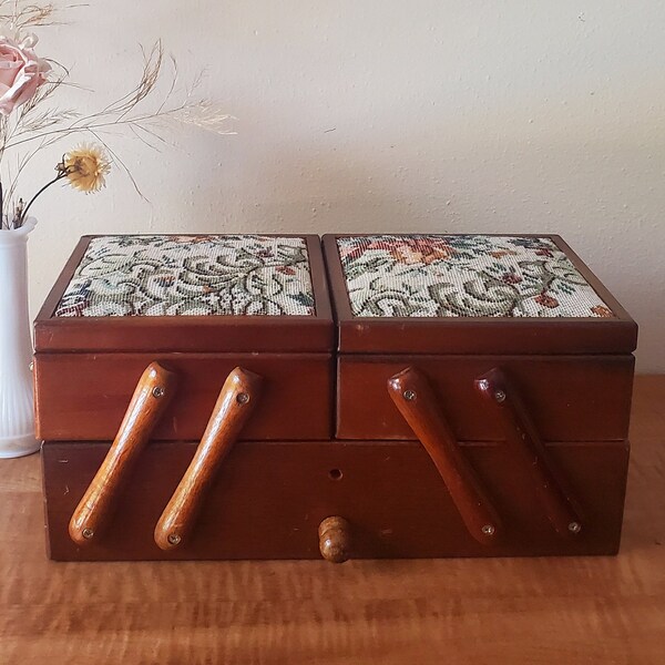 Wood Sewing Box - Etsy