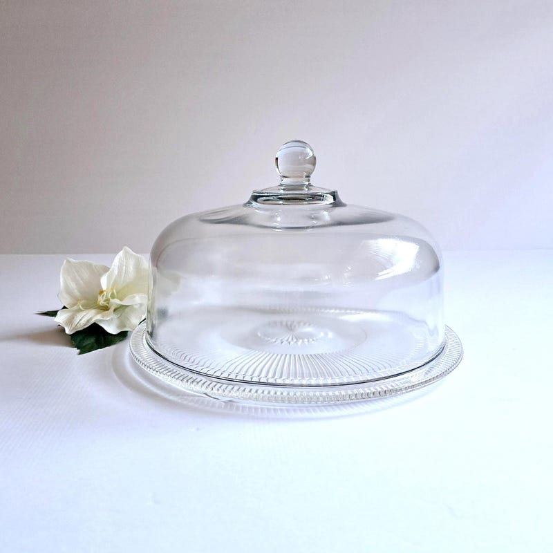 Glass Cake Dome - Etsy