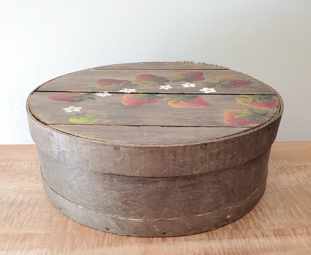 Vintage Wooden Cheese Box, Farmhouse Pantry Decor, Craft Box - Etsy
