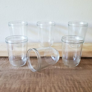 Vintage Jelly Jar Juice Glasses, 6 Kerr Jelly Canning Jars /details in ...