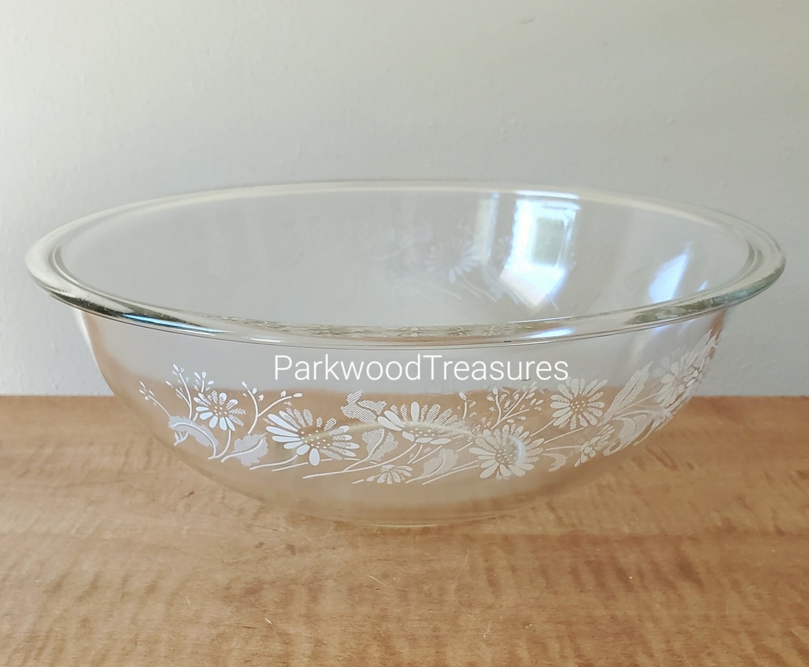 Vintage Pyrex Mixing Bowl Set Colonial Mist Clear Bowls - Etsy
