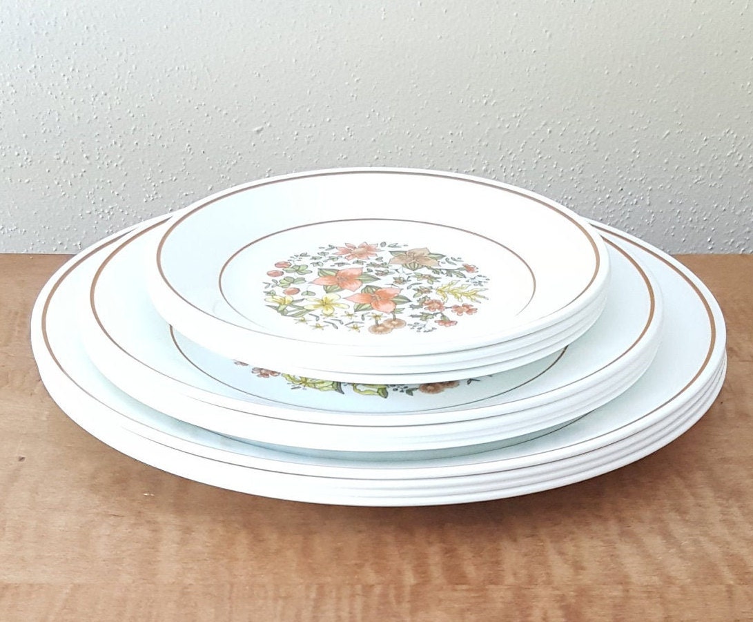 Vintage Corelle Indian Summer Dinnerware 24 Piece Set for 4 | Etsy
