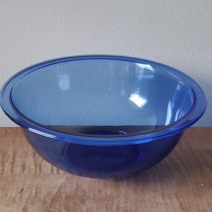 Vintage Pyrex Cobalt Blue Glass Mixing Bowl Set, Cobalt Blue Bakeware ...