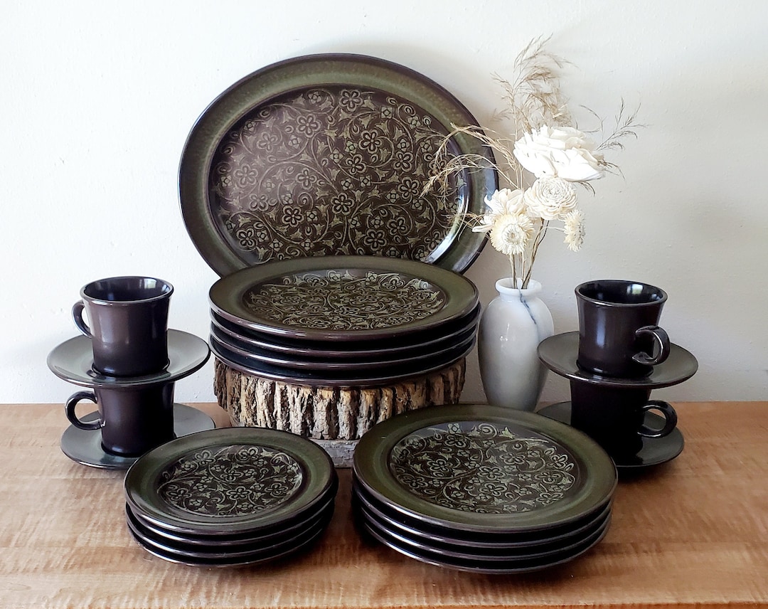 Vintage Franciscan Madeira Dinnerware 21 Piece Set for 4 USA - Etsy