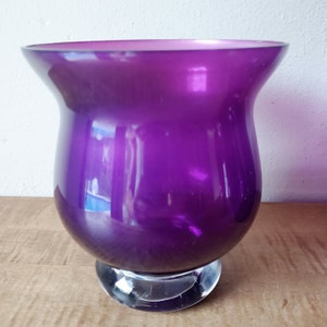 Vintage Art Deco Violet Purple Vases - Etsy