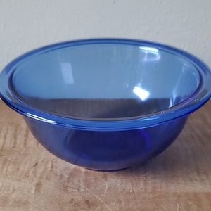 Vintage Pyrex Cobalt Blue Glass Mixing Bowl Set, Cobalt Blue Bakeware ...