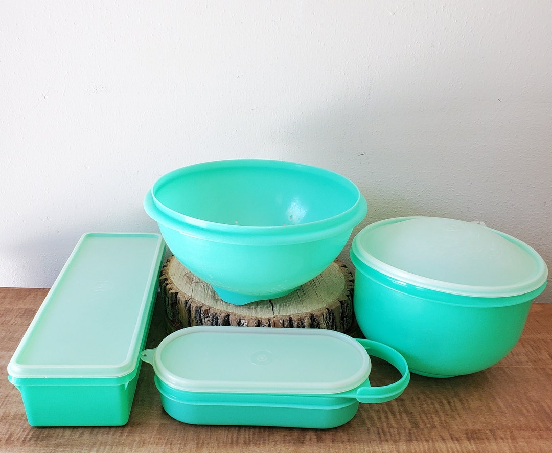 Vintage Tupperware Storage Jadeite Green Tupperware Container - Etsy