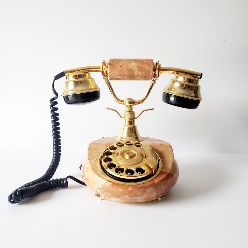 Vintage Rotary Phone - Etsy
