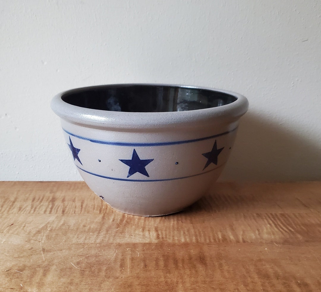 Vintage Rowe Pottery Works Pitcher 9 Rowe Pottery Bowl Salt Glaze With ...