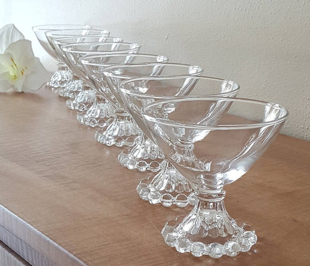 Vintage Boopie Glassware, Anchor Hocking, Boopie Champagne Glasses, Set ...