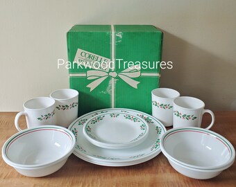 Corelle Christmas Dishes - Etsy