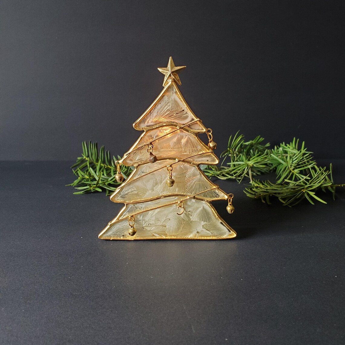 Vintage Christmas Tree Votive Candle Holder - Etsy