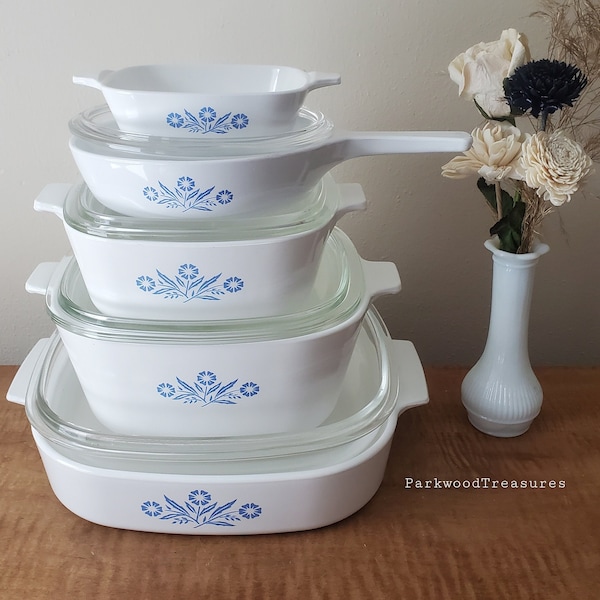 Vintage Corning Ware Blue Cornflower - Etsy