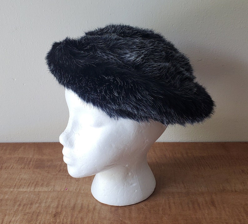 Vintage Silver Fox Fur Beret: 1950s Woman's Winter Hat - Etsy