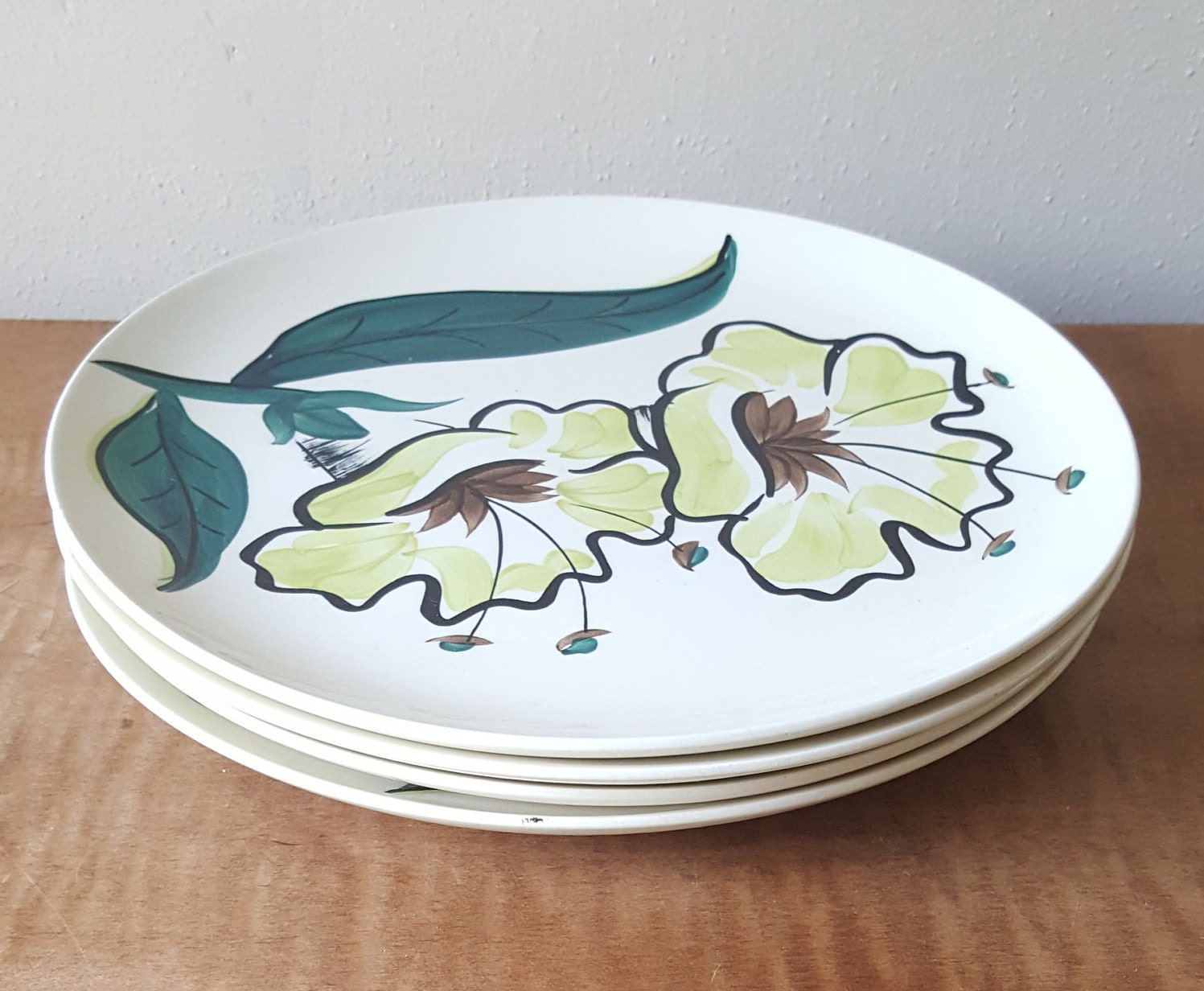 Vintage Blue Ridge Southern Pottery Evening Flower Dinnerware - Etsy